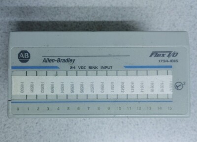 AB FLEX I/O 24VDC SINK MODULE 1794-IB16 NEW!! QUANTITY!! WOW!! | eBay