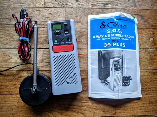 Cobra SOS 40 Channel Emergency Kit 2 Way CB Radio Model 39 Plus | eBay