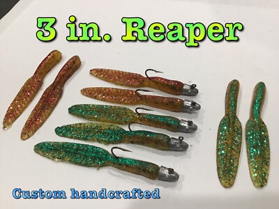 3 Inch Pro Custom Reaper! Glitter 1/8 Oz. Handcrafted By Joe Joe Bass ...