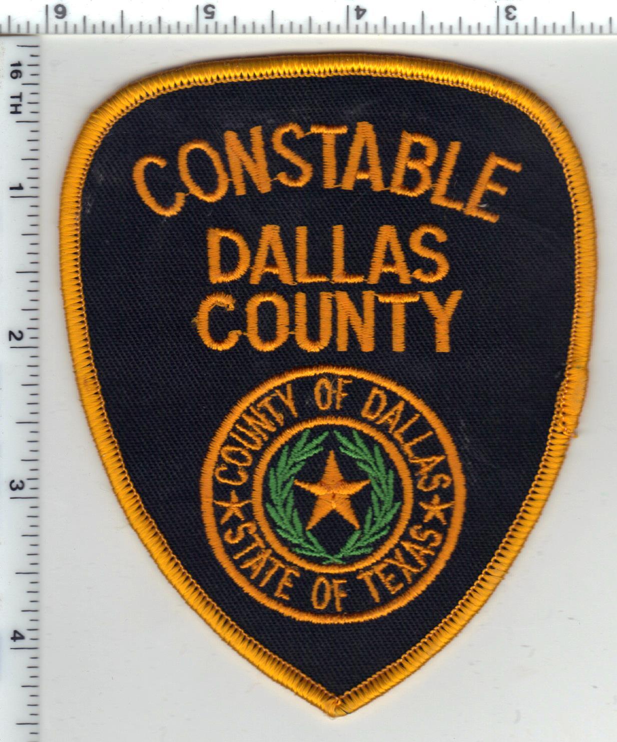 Dallas County Constable (Texas) 1st Issue Shoulder Patch | eBay
