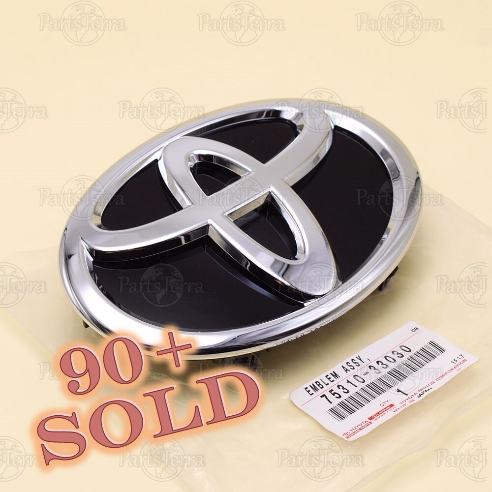 75310-33030 New GENUINE OEM Toyota Front Radiator Grille Emblem Symbol ...