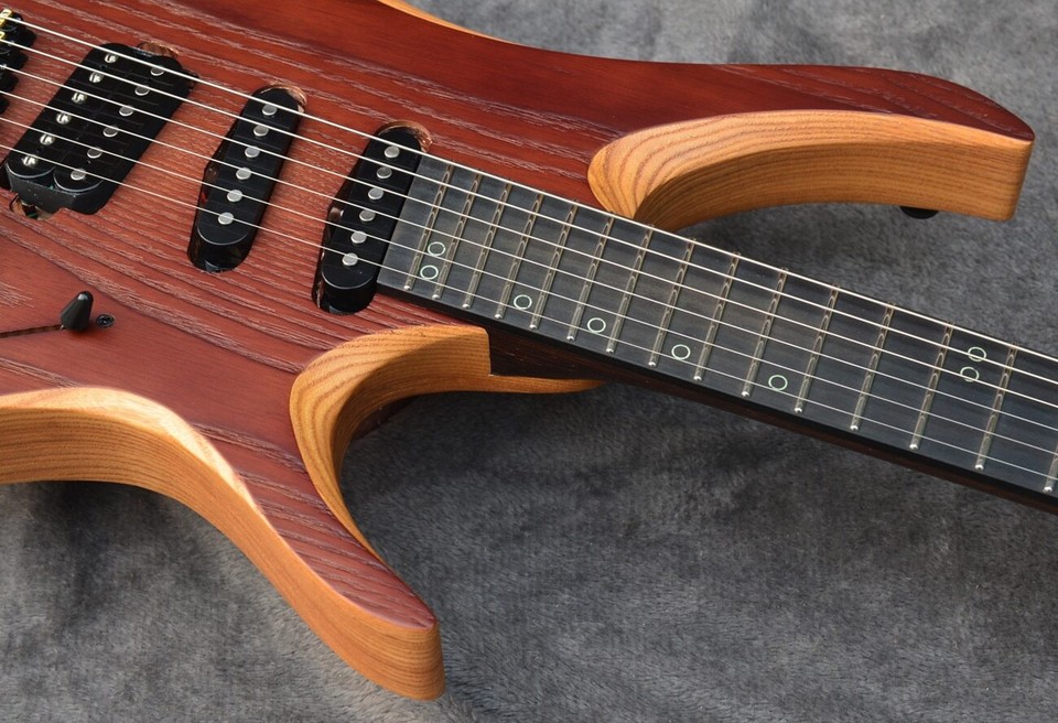 6 Strings Headless Electric Guitar Brown Color Roasted Wenge Neck | eBay