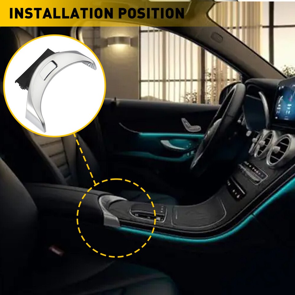 CARS Front Console Cover For Mercedes 2015-2019 C GLC C300 GLC300 ...