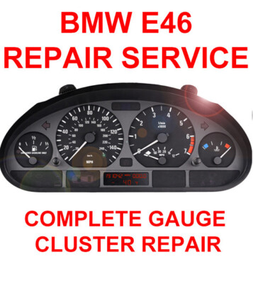 BMW E46 1999-2006 Instrument Gauge Cluster Speedometer Dash Panel ...