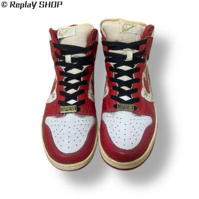 Nike Dunk High Pro SB Supreme Red Stars 307385-161 mens 27.5 Nike Dunk High Pro SB Supreme Red Stars 307385-161 mens 27.5