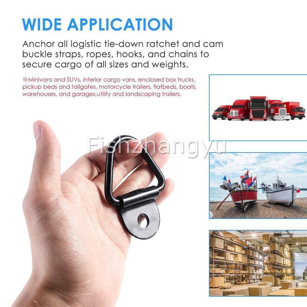 8X Lashing Ring Tie Down Points Anchor Flush Cargo Truck Ute Trailer 60 ...