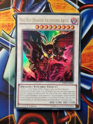 Yugioh Hot Red Dragon Archfiend Abyss (HSRD-EN041) Ultra Rare 1st ...
