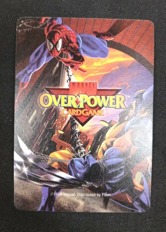 1995 Marvel Overpower Card Invisible Woman Bubble Shield One Per Deck ...