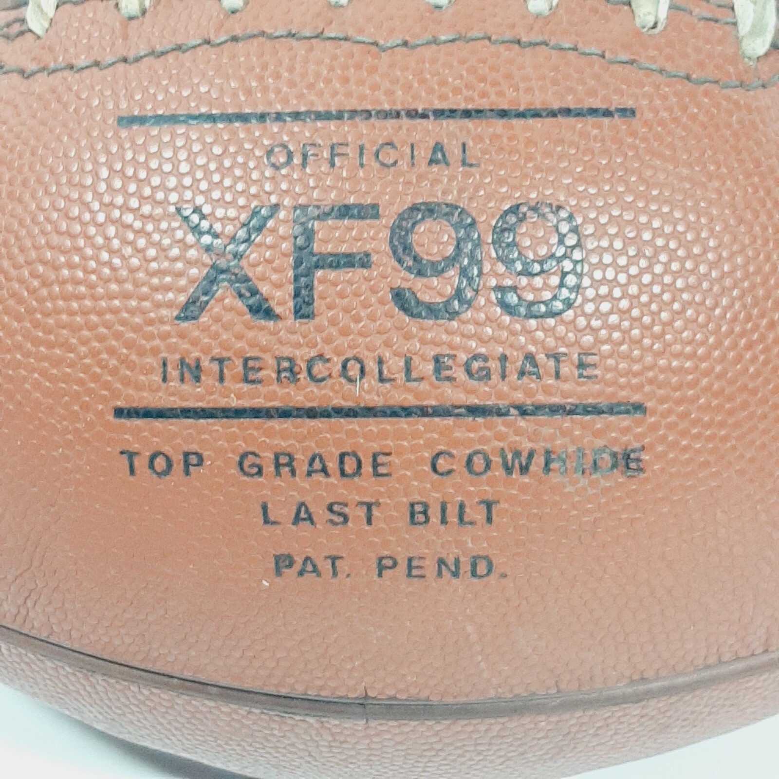 Rare Vintage AMF Voit XF 99 Seamless Intercollegiate Leather Football ...