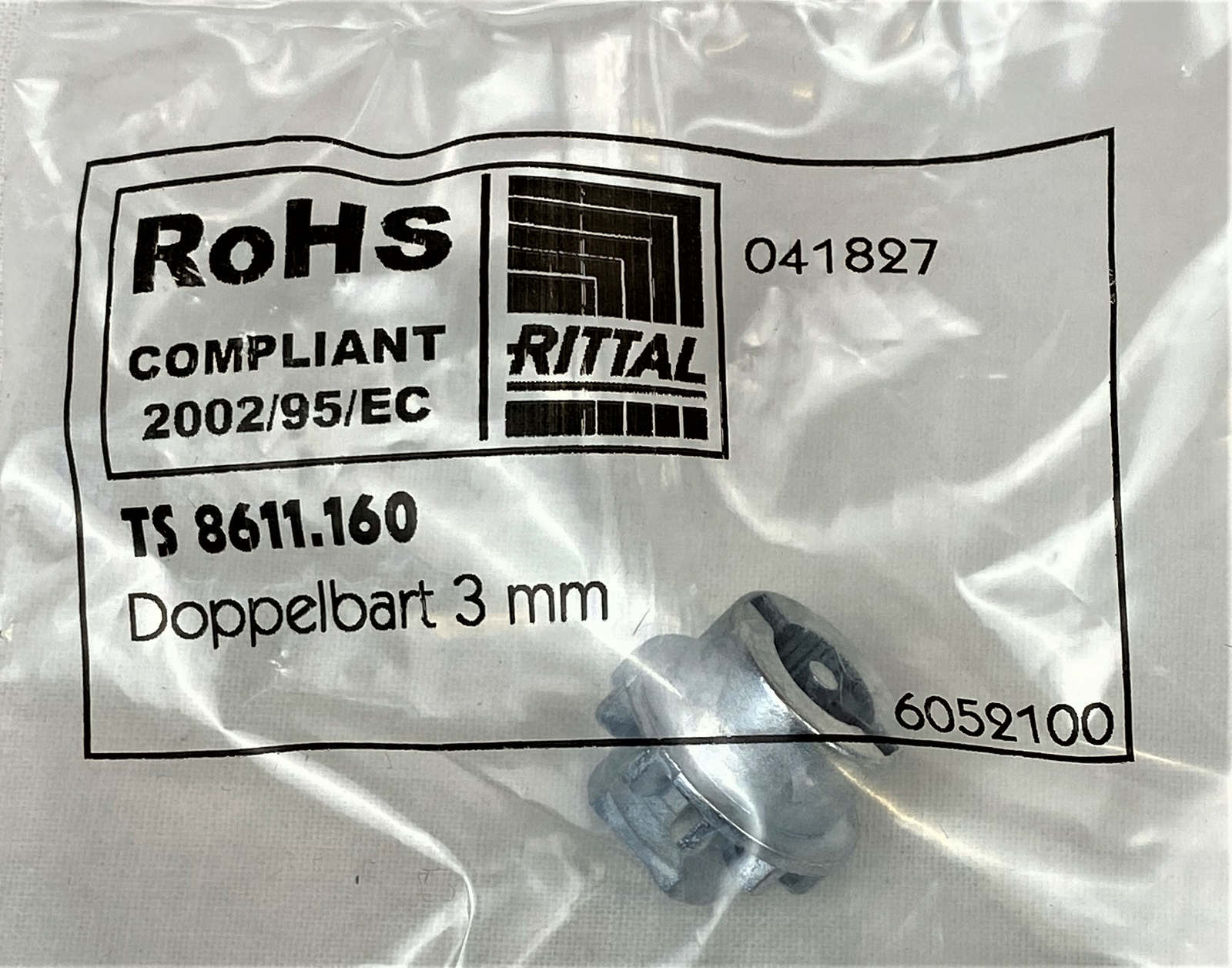 Rittal TS 8611.160 Verschlusseinsatz Doppelbart 3mm (4Stk.), OVP | eBay