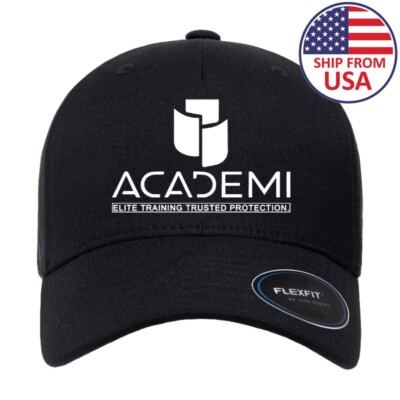 Academi Blackwater Security Printed Baseball Cap Black Hat Adult Size ...