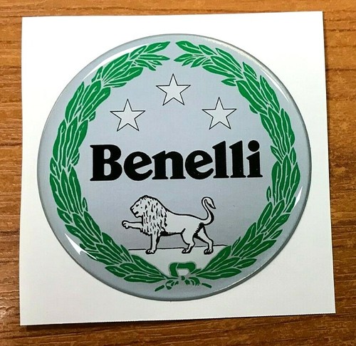 Benelli Motorcycles sticker/decal 60mm HIGH GLOSS DOMED GEL - Badge ...