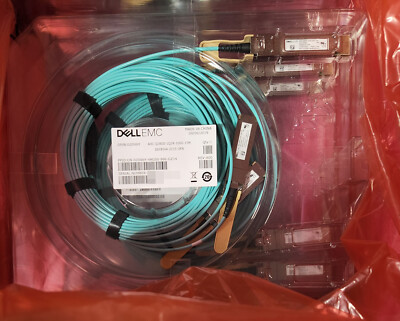Dell 200G QSFP-DD to 2x100G QSFP28 15M Active Optical Splitter Cable ...