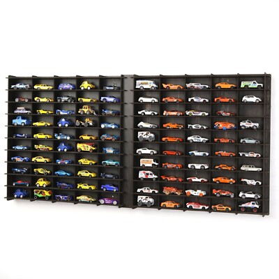 1:64Toy Car Wall Shelf, Hotwheels, Matchbox Compatible Display Case for ...