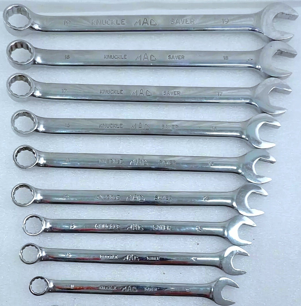 Mac Tools Knuckle Saver Wrench 9pc Metric Set | eBay