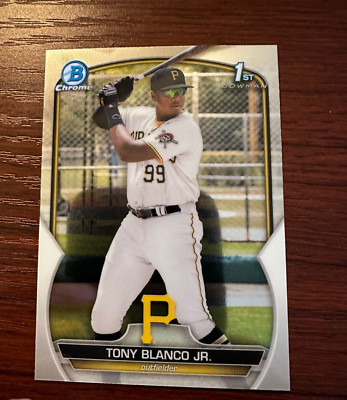 2023 Bowman Chrome Prospects BCP134 Tony Blanco Jr Pittsburgh Pirates ...