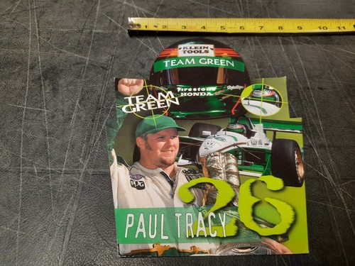 Paul Tracy 2000 Team Green Honda racing promotional picture signature ...
