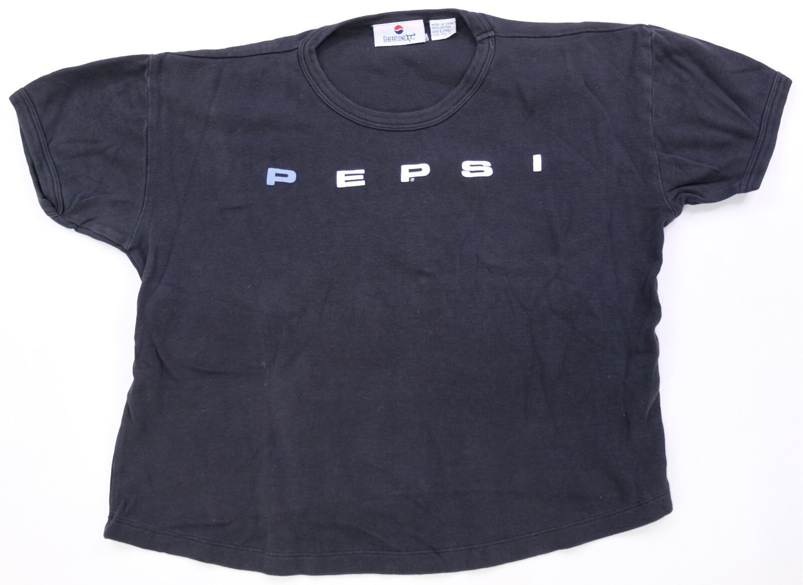 Rare Vintage PEPSI GENERATION NEXT Spell Out T Shirt … - Gem