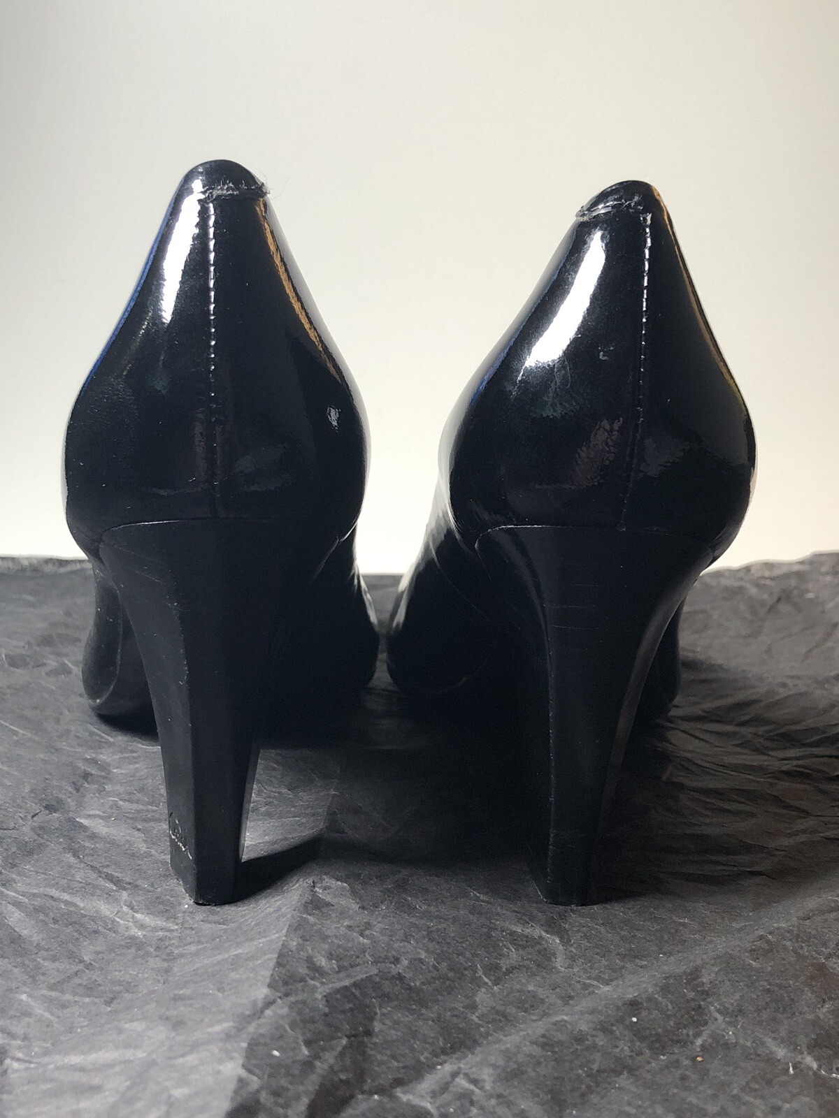 COACH Sheri Black Patent Leather Pumps Heels Womens S… - Gem