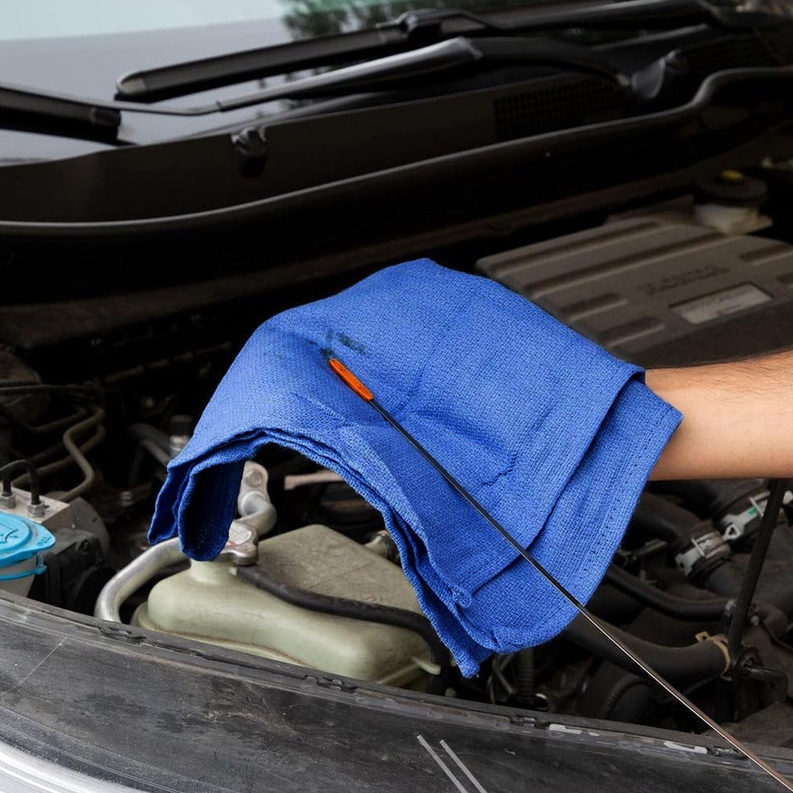 New Blue Cleaning Huck Towels Rags - Multipurpose Cleaning Towels | eBay