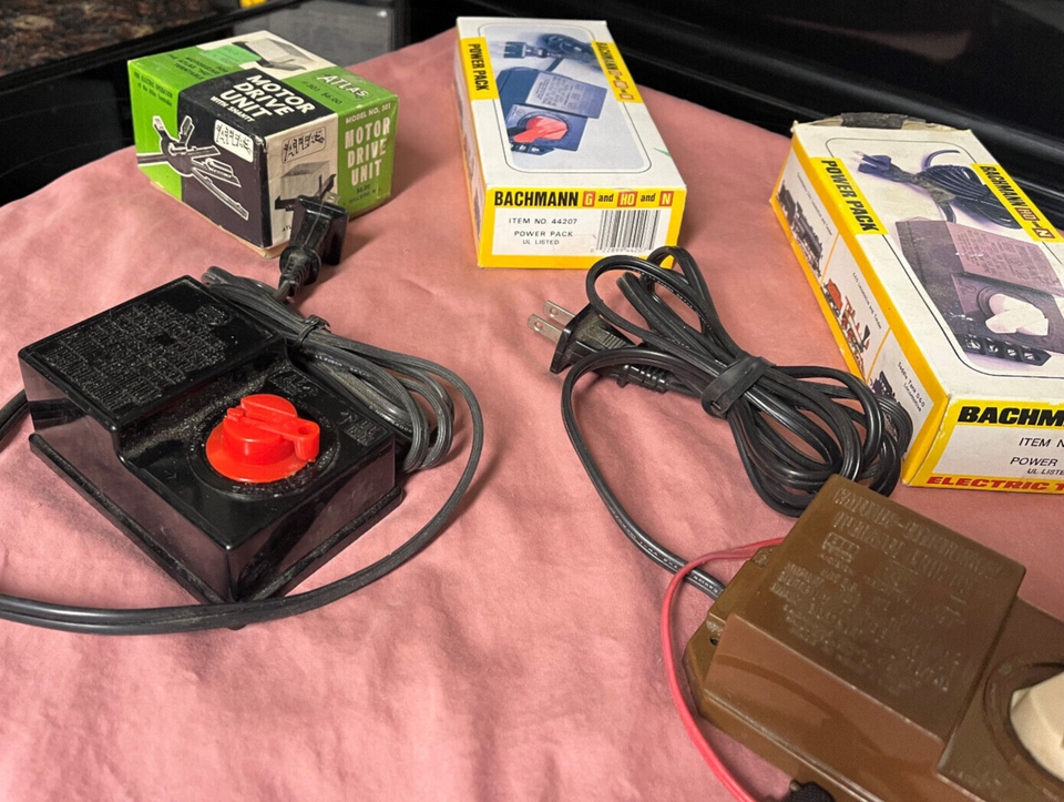 Bachmann 6607 44207 Power Packs, Atlas 301 Motor Drive G HO N Gauge ...