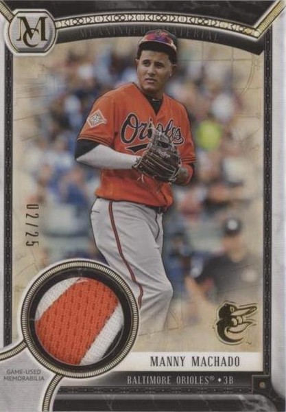 2018 Topps Museum Collection - Meaningful Material Patch Relics Gold # ...