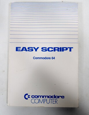 Vintage Commodore 64 Easy Script ST533B20 | eBay