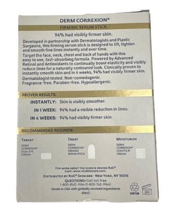 RoC Derm Correxion Firming Serum Stick Retinol Anti-Aging 1oz | eBay