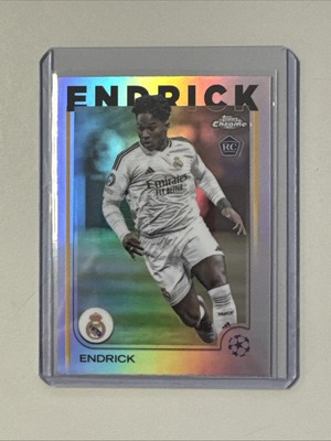 2024-25 Topps Chrome UCC Endrick Refractor | eBay