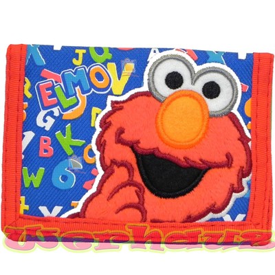 Sesame Street Elmo Trifold Kids Wallet, NEW | eBay