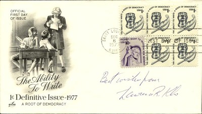 LAWRENCE R. KLEIN - FIRST DAY COVER WITH AUTOGRAPH SENTIMENT SIGNED | eBay