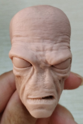 1/6 Head Model Big Head Kade Bain Unpainted Carving For12 inch Male ...