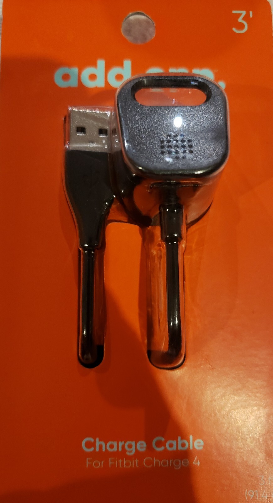 Add Onn 3 Foot Charge Cable For Fitbit Charge 4 | eBay