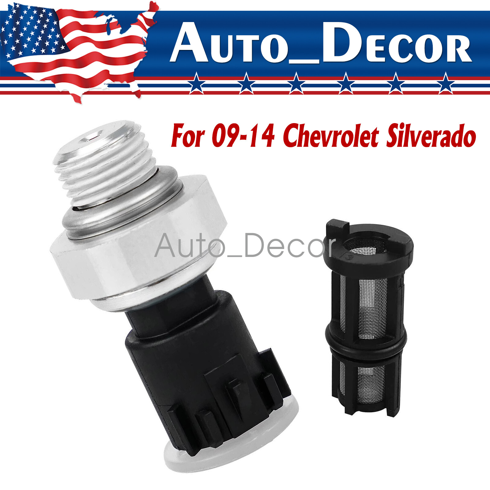 For 09-17 Chevrolet Silverado With Filter 5.3L 6.2 Oil Pressure Sensor ...