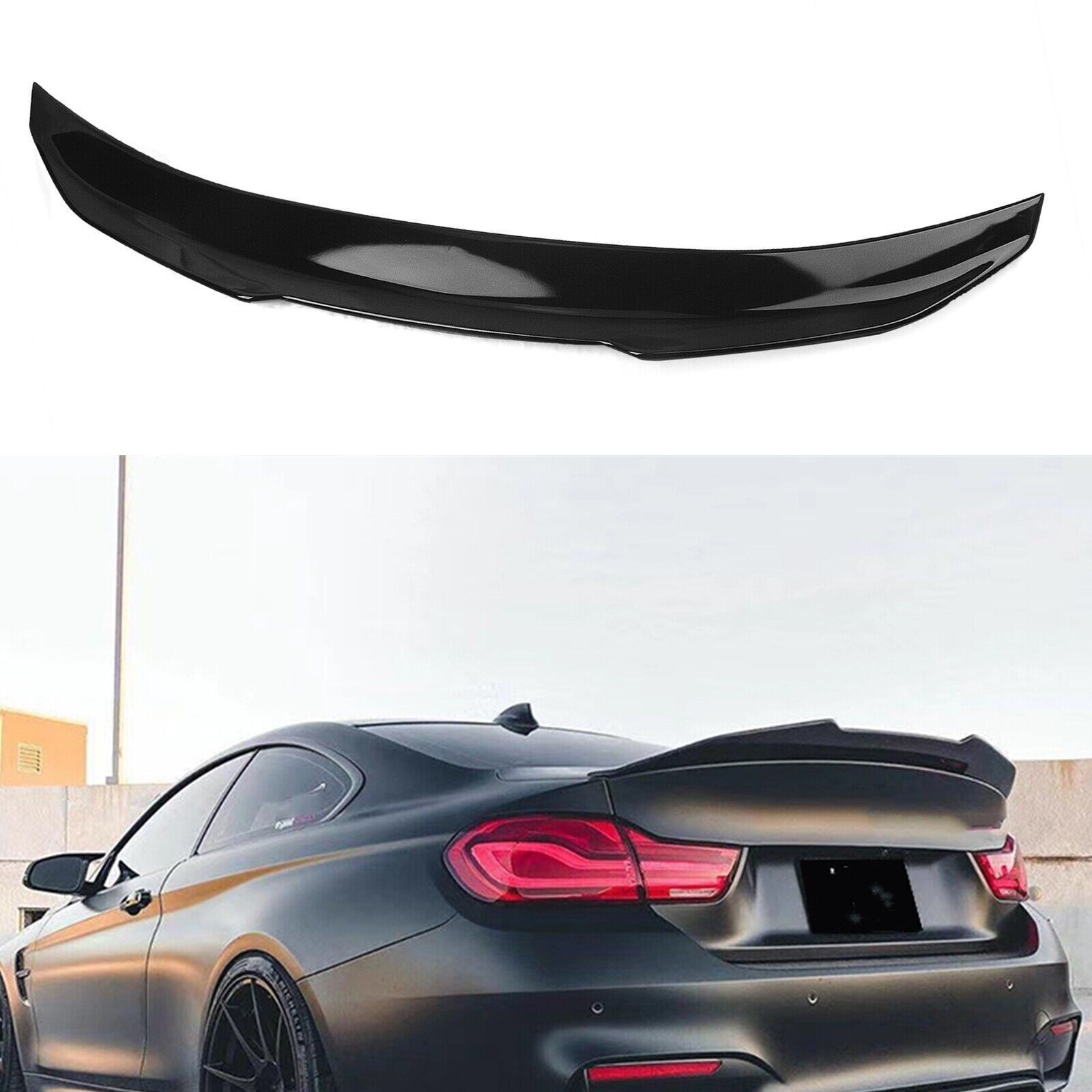 Car Rear Trunk Spoiler Lip Wing For BMW 3 Series F30 F80 M3 PSM Gloss ...