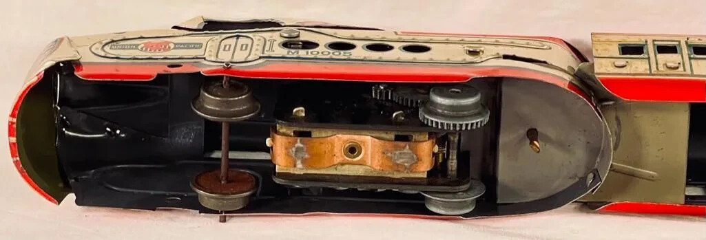 MARX Prewar Union Pacific M10005 Streamline Train Set: Engine & 5 ...