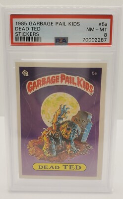 GARBAGE PAIL KIDS 1985 1st Series #5a Dead TED - Award, Matte, OS1 ...