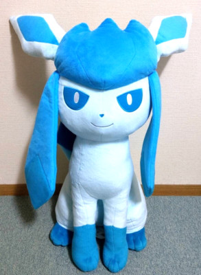 Glaceon Pokemon Center Online Limited Life size Big Plush doll 38" 2017 ...