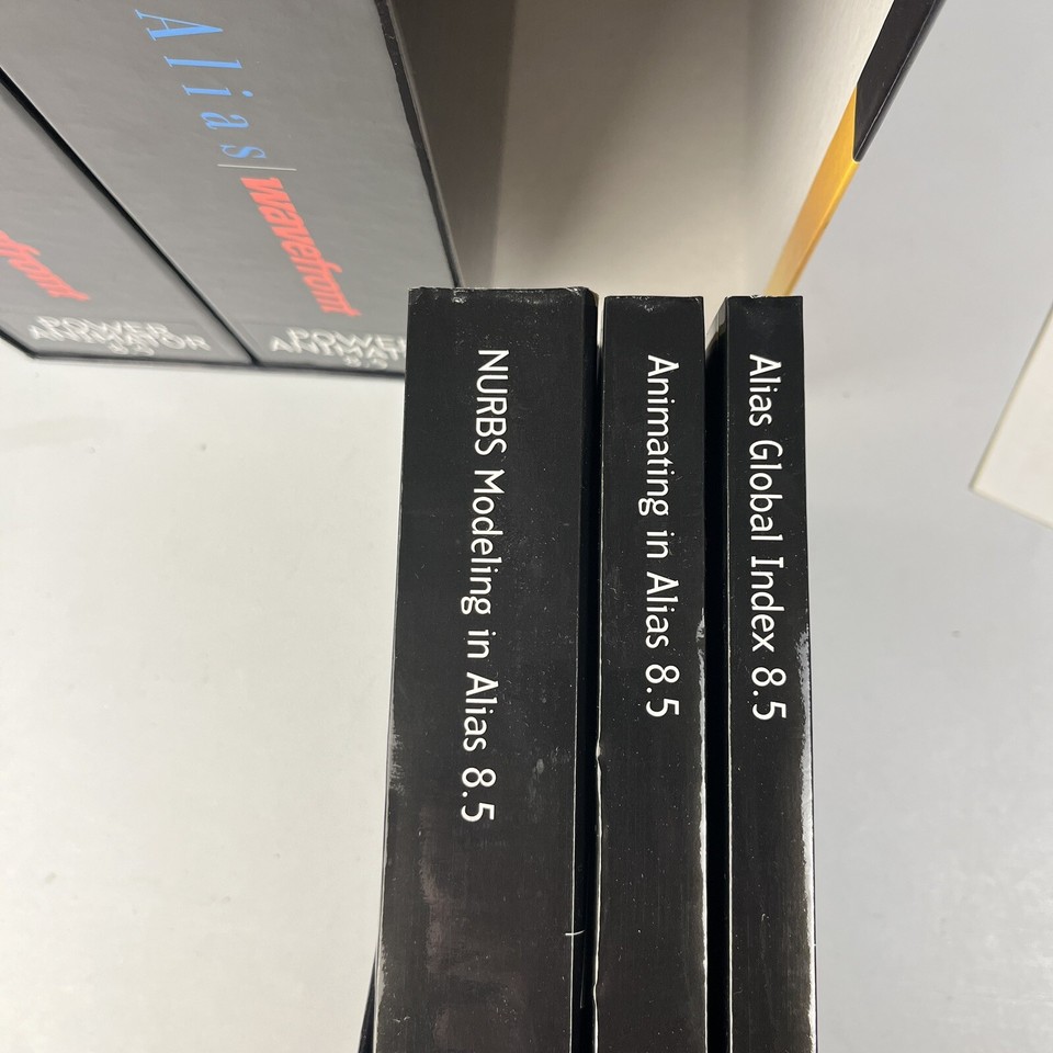 Alias Wavefront Power Animator 8.5 Vintage Software With Manuals In Box ...