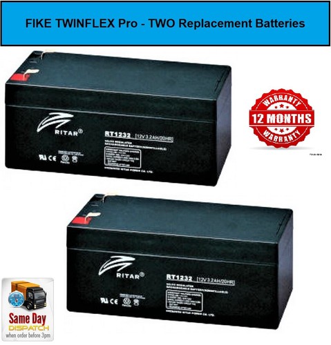 Twinflex Pro Alarm Panels - REPLACEMENT Battery Pack for 2, 4 & 8 Zone ...
