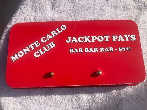 Jennings Slot Machine 5 Cent Monte Carlo Club Casino Marquee Las Vegas ...