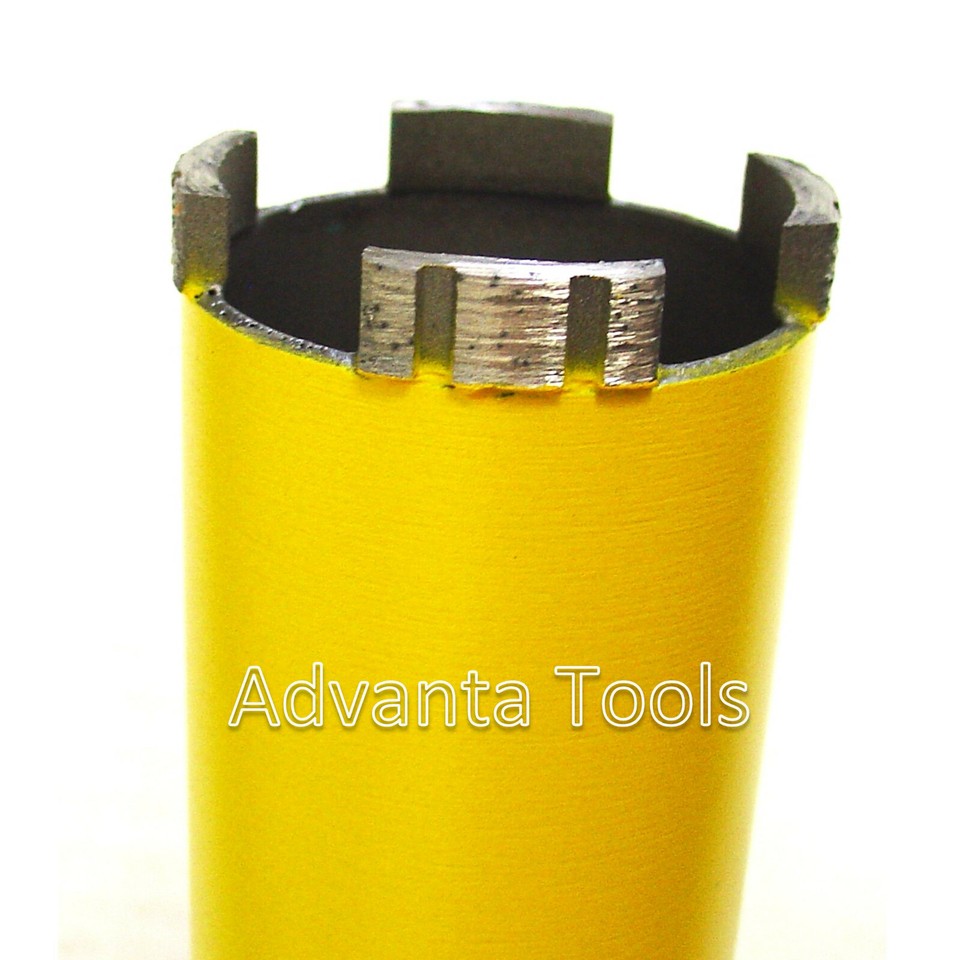 3” Dry Diamond Core Bit 4 Reinforced Concrete w/ Rebar + SDS Plus ...