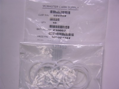 20 McMaster Carr MC024TEF PTFE Ultra Chemical-Resistant O-Rings 1 1/4OD ...