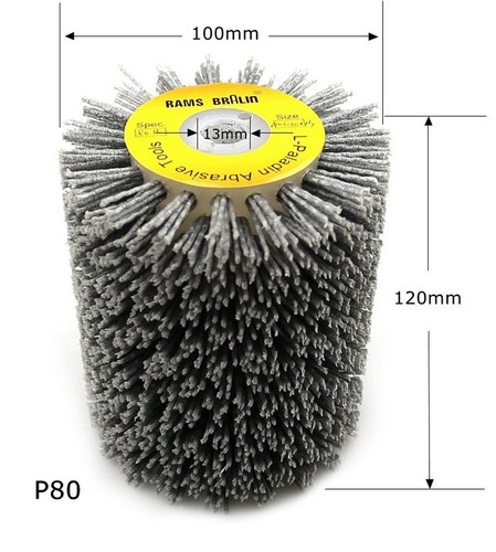 100*120*13mm Abrasives Wire Brush Wheel Sander Wooden Furniture Metal ...