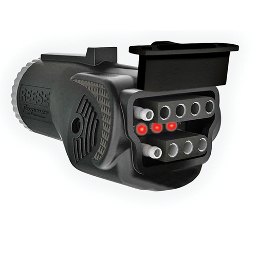 Draw-Tite Reese Towpower 7-Way Flat Pin to 4 & 5-Flat Adapter w/LED ...