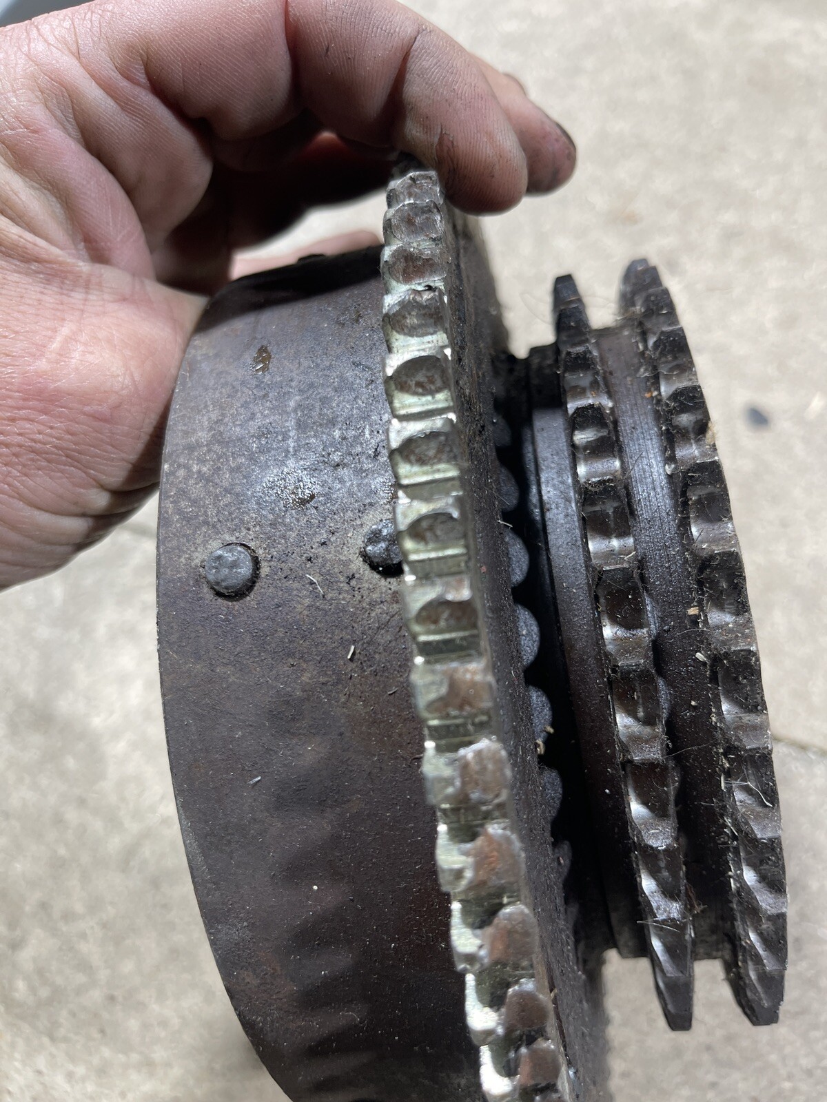 Harley Davidson Shovelhead Clutch Drum Starter Ring Gear FLH FX Bobber ...