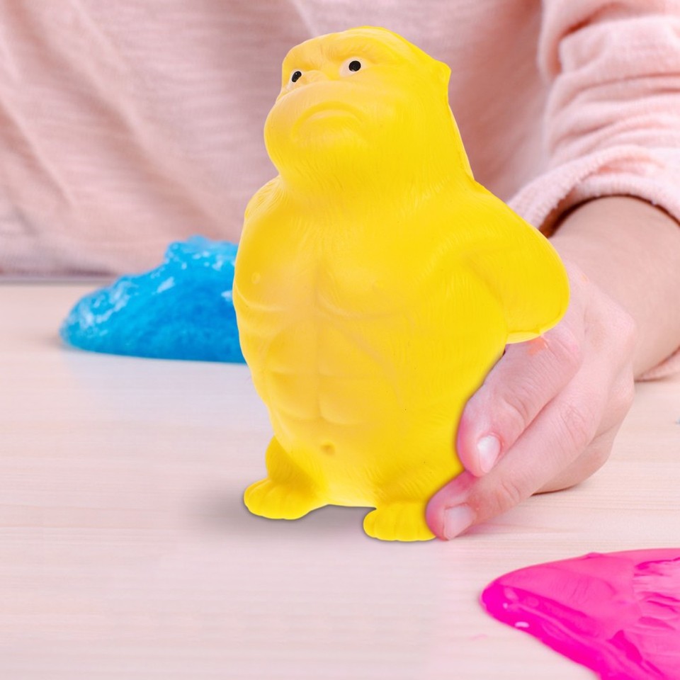 Squeeze Animal Props Stretchy Sensory Plaything Elastic Gorilla Toy ...