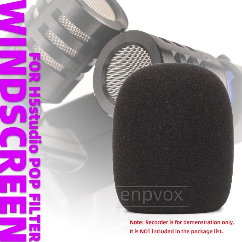 For ZOOM H5studio H5s Recorder Foam Mic Shield Pop Filter Sponge ...