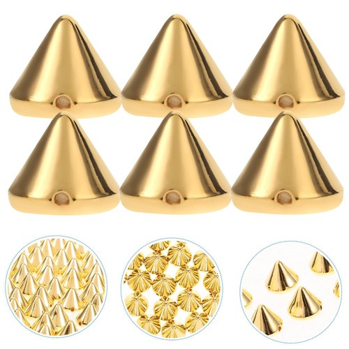 100 pcs Bullet Cone Perle Acrylique Punk Rivet Spacer Perles | eBay
