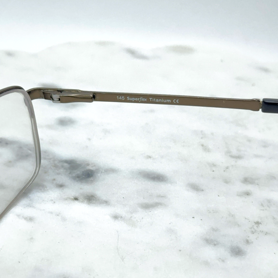 Superflex SF 1088T C.3 Khaki Titanium Half Rim Eyeglasses Frames Only ...